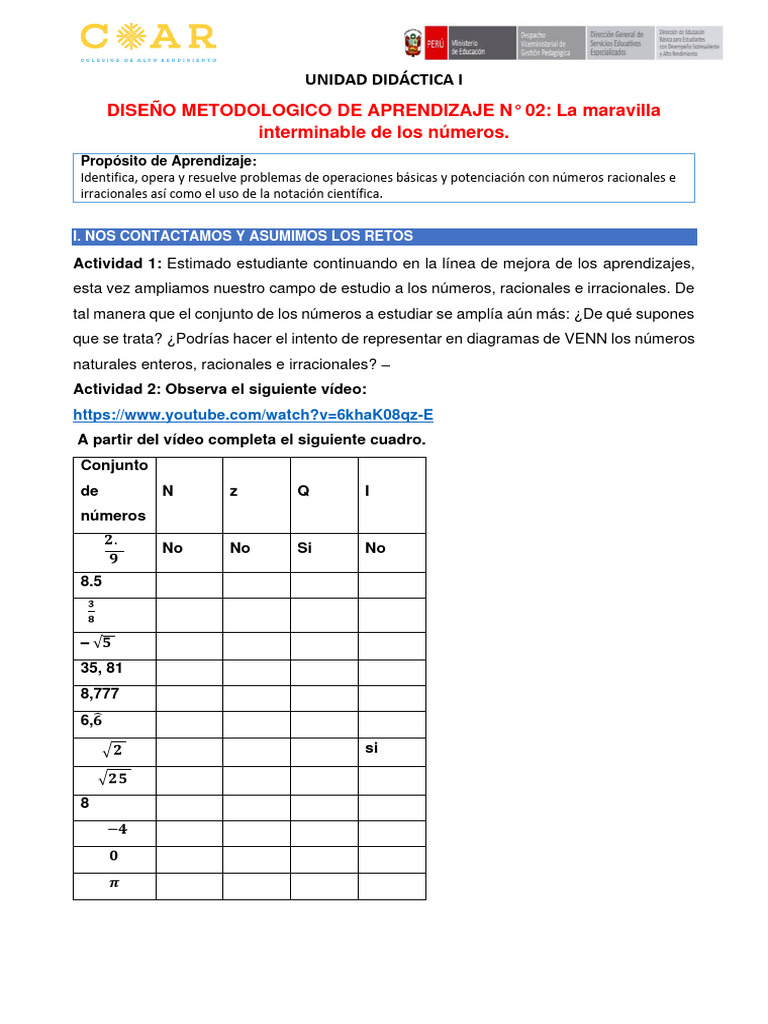 3 GRADO_DMAP 2 | PDF | Números | Número racional