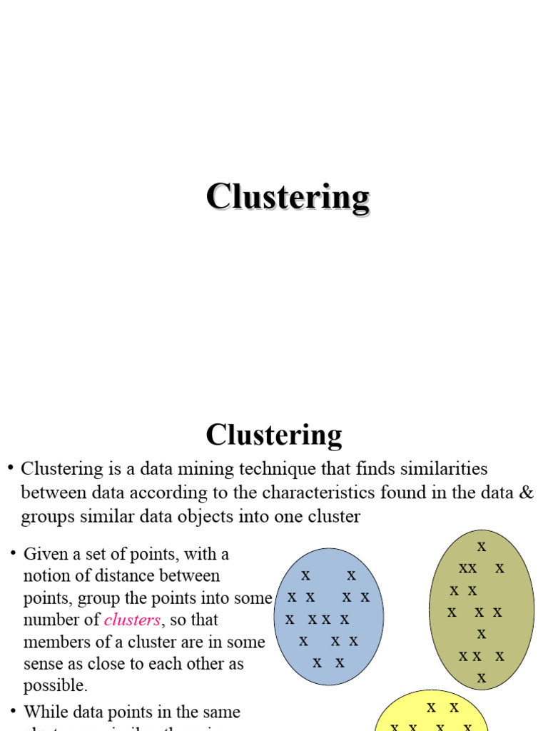 CH-6 DM Clustering | PDF | Cluster Analysis | Theoretical Computer Science