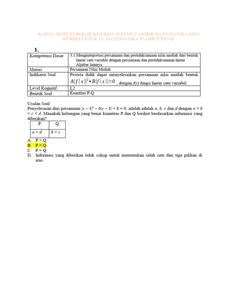 Latihan Matematika Wajib | PDF | Metode & Bahan Ajar | Sains & Matematika
