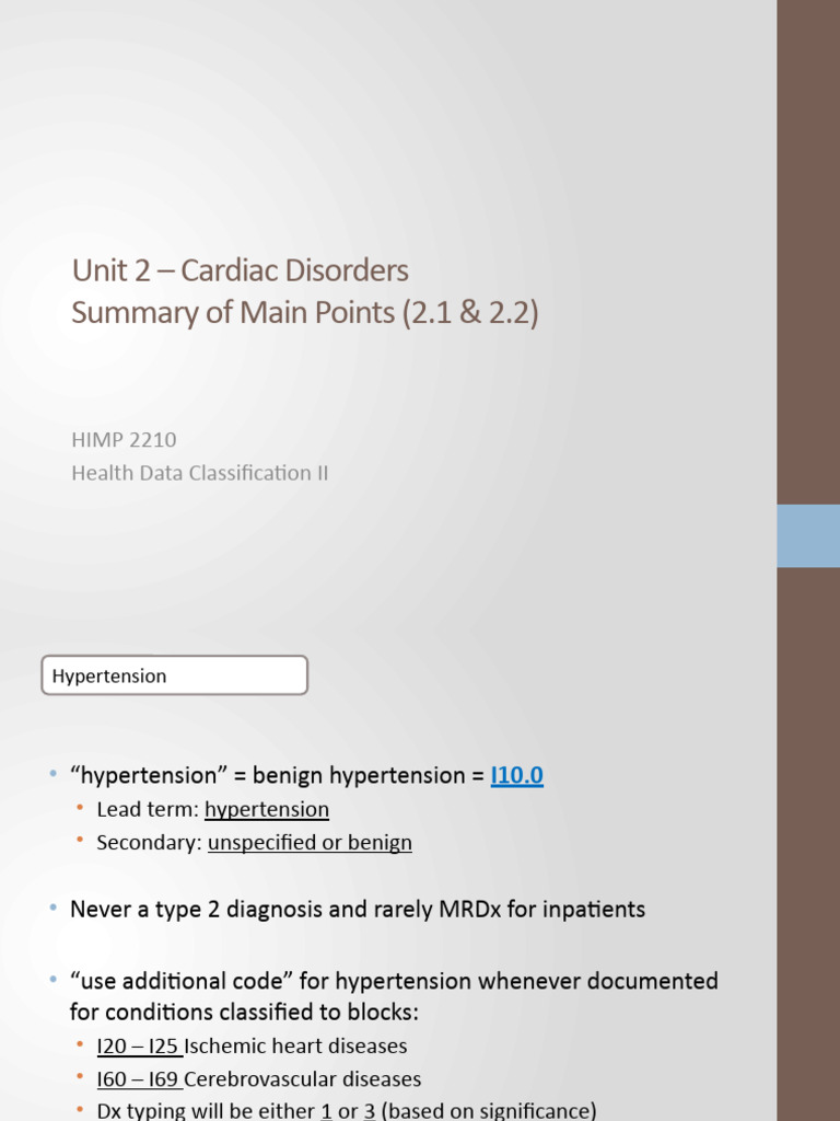 Unit 2 Summary 2.1 2.2 Answers | PDF | Myocardial Infarction | Coronary Artery Disease