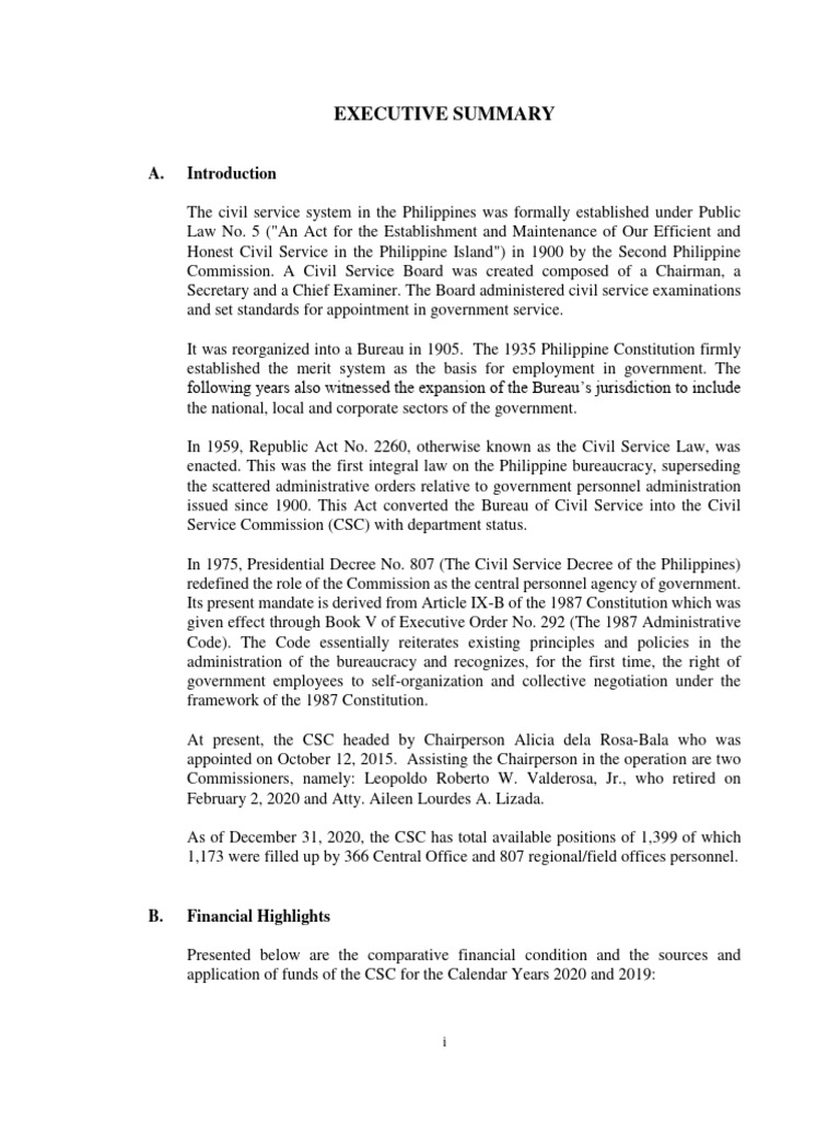 Philippine Civil Service Commission Audit Report | PDF | Civil Service ...