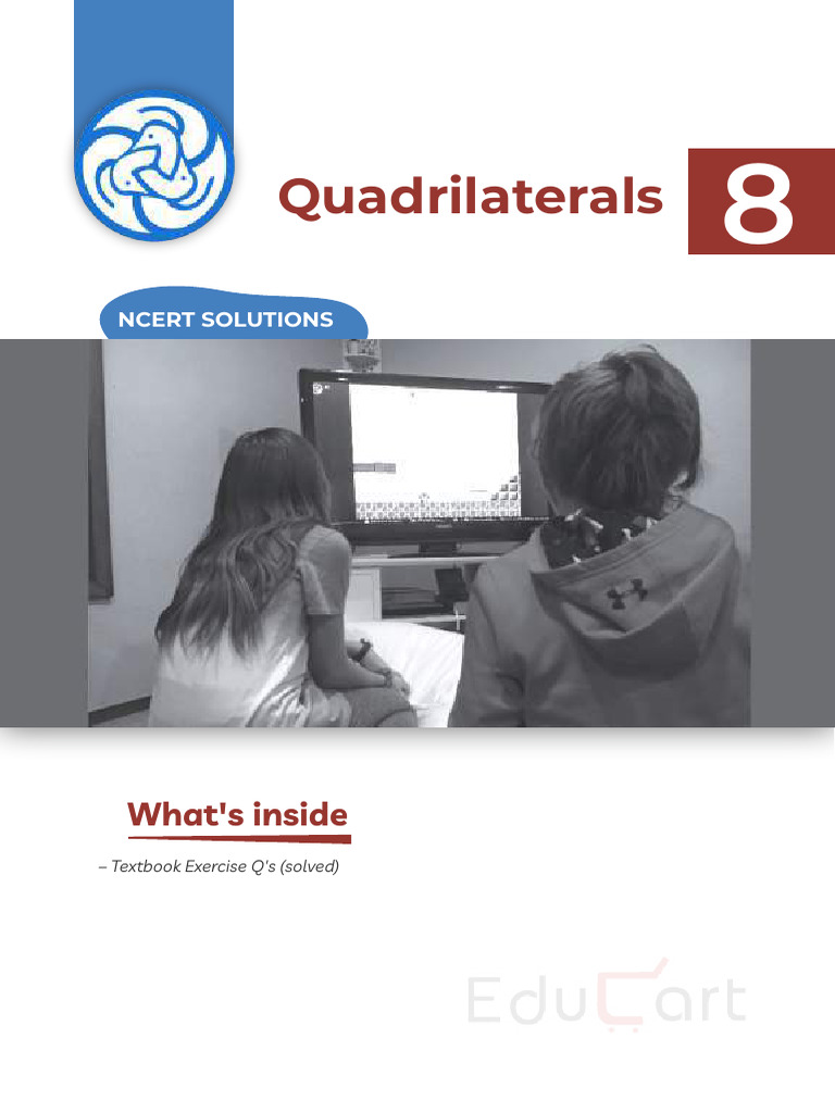 IX Maths - Ch-8 Solutions (Quadrilaterals) | Download Free PDF | Rectangle | Elementary Geometry