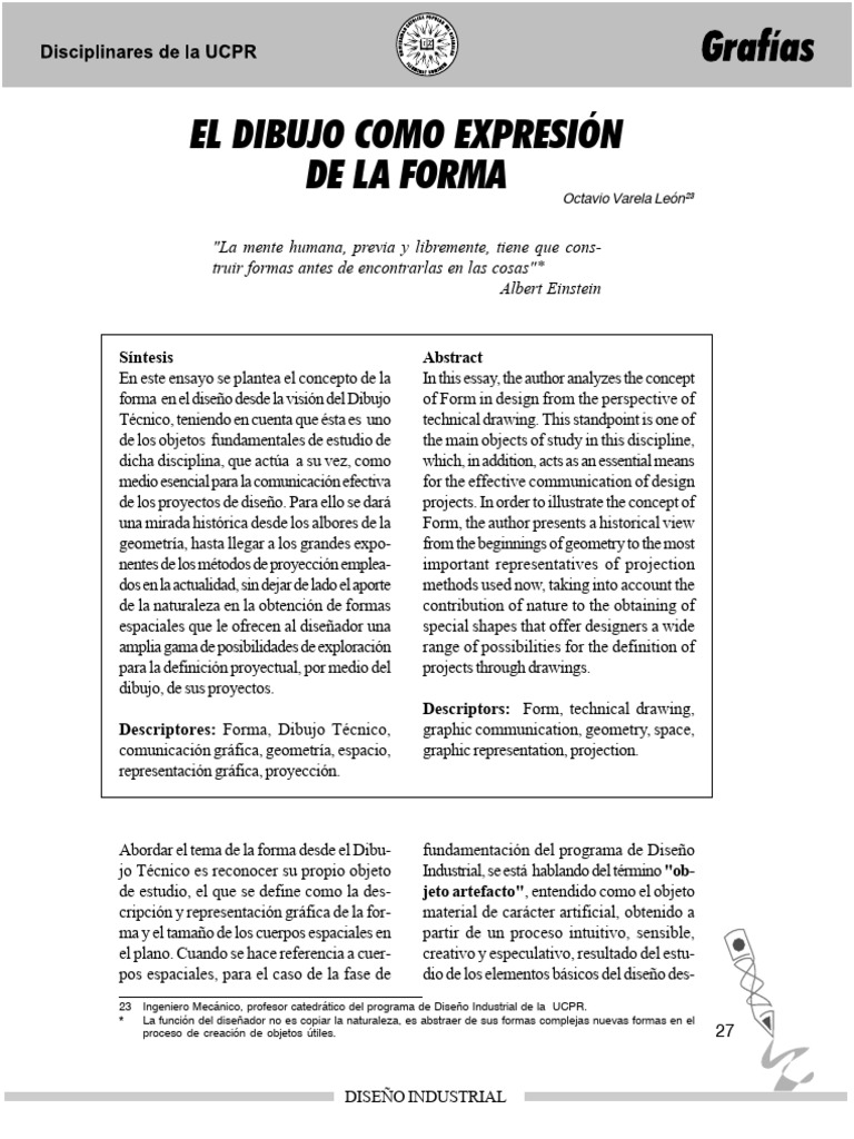 El Dibujo Como Expresion de La Forma | PDF | Geometría | Perspectiva (Gráfica)