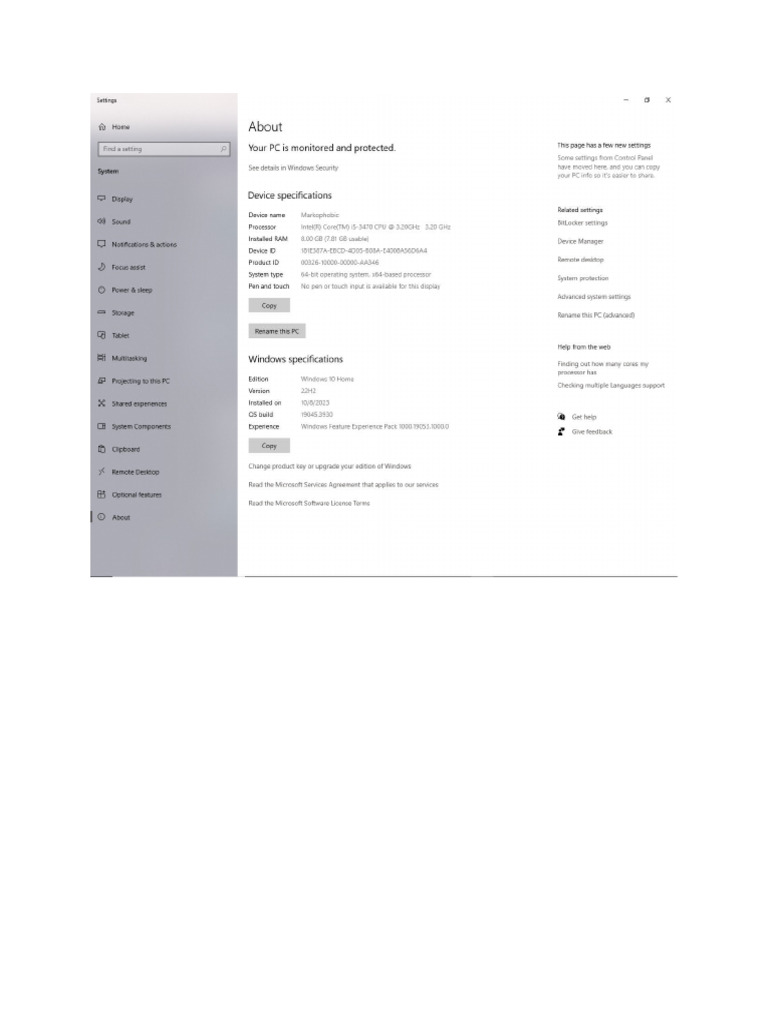 PCspecs, Speedtest | PDF