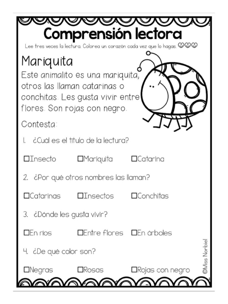 Lecturitas PrimerGrado ComprensiónLectora | PDF