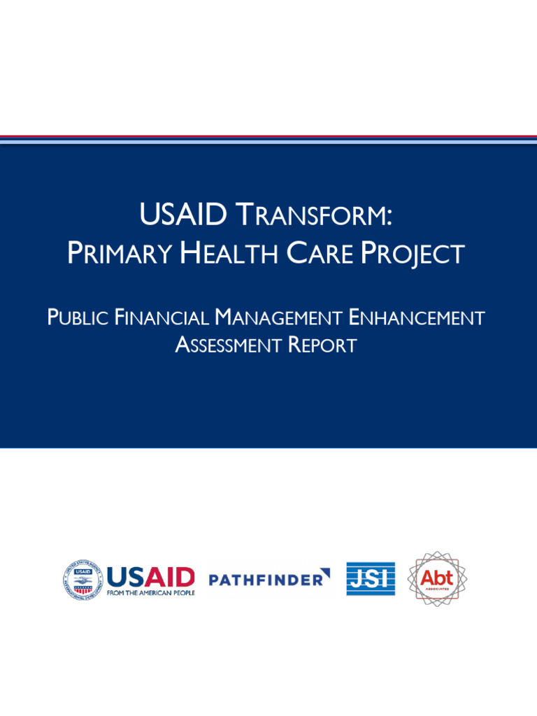 Usaid Transform - Primary Health Care Project - Public Financial ...