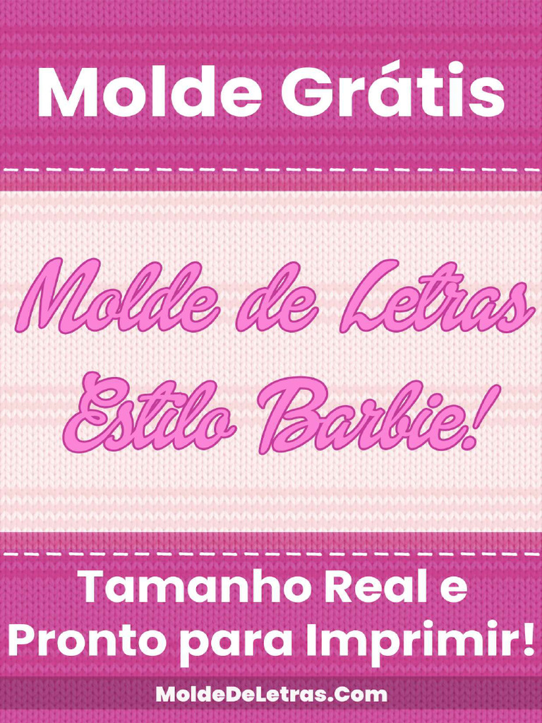molde-de-letras-barbie | PDF