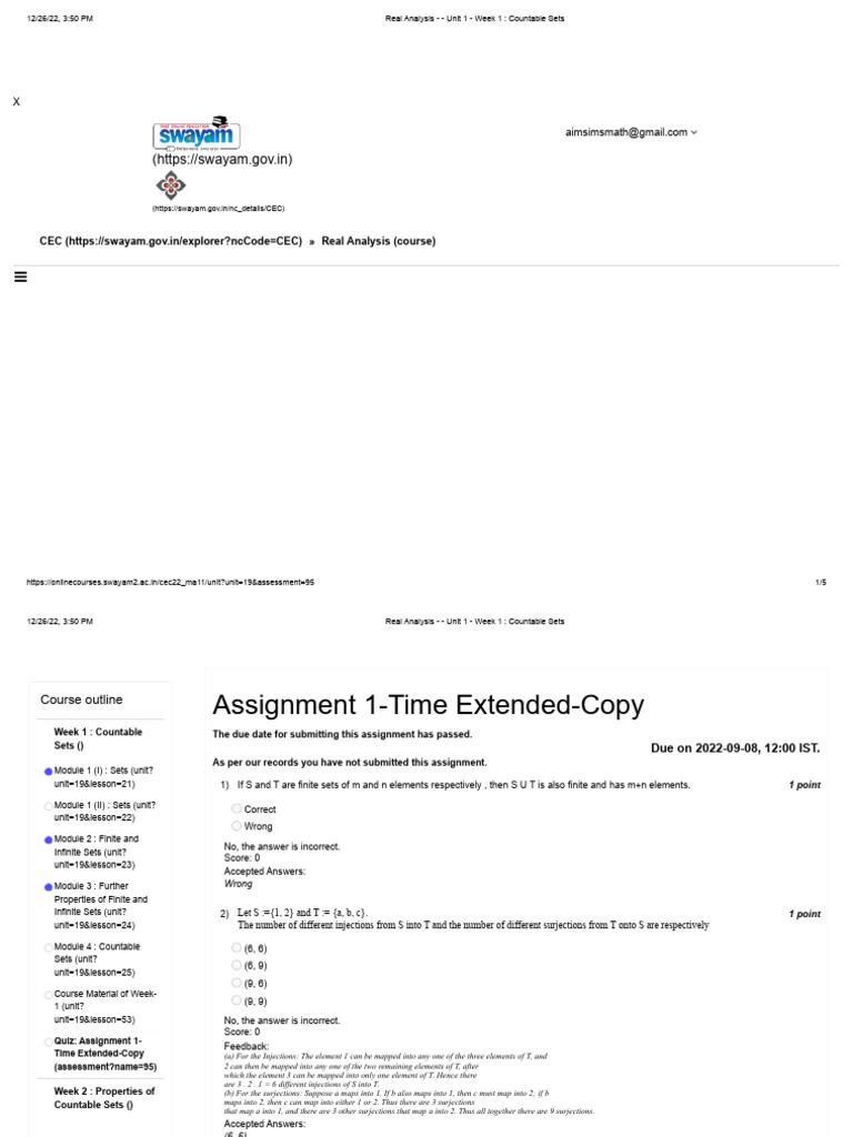Countable Sets in Real Analysis | PDF | Mathematical Logic ...