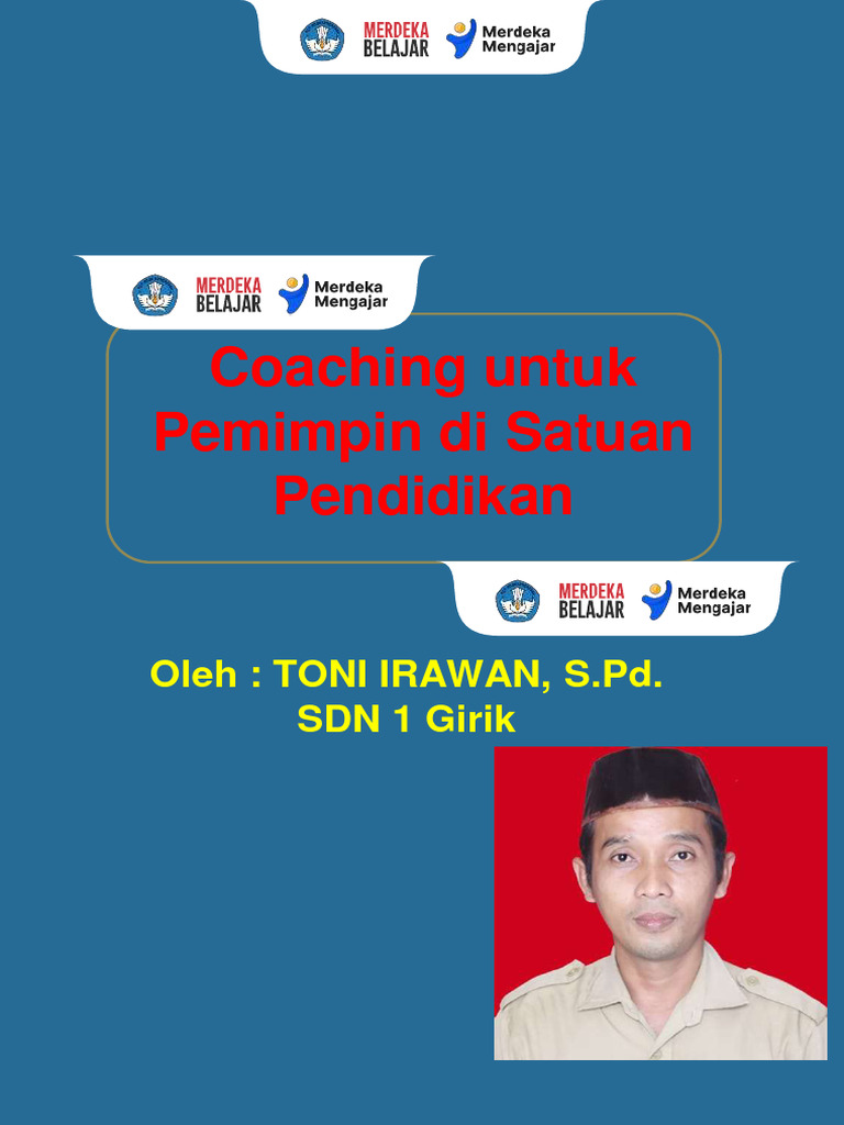 Coaching Untuk Pemimpin Di Satuan Pendidikan | PDF | Karier & Perkembangan
