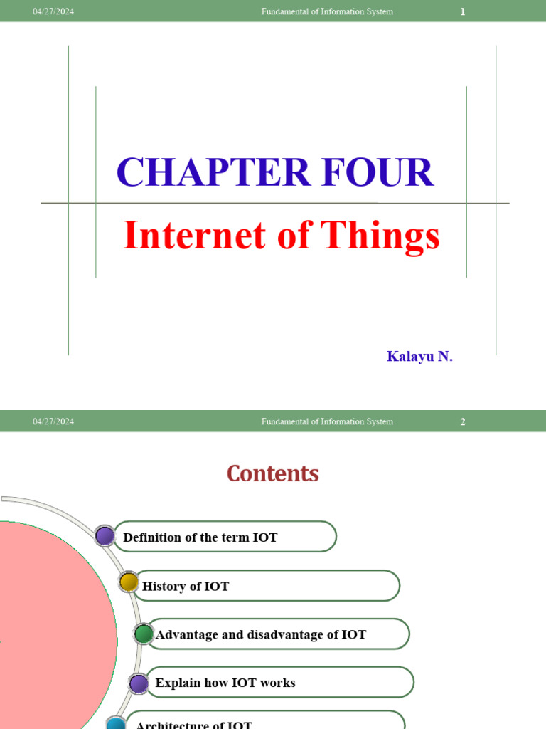 #4 IoT | PDF | Internet Of Things | Home Automation