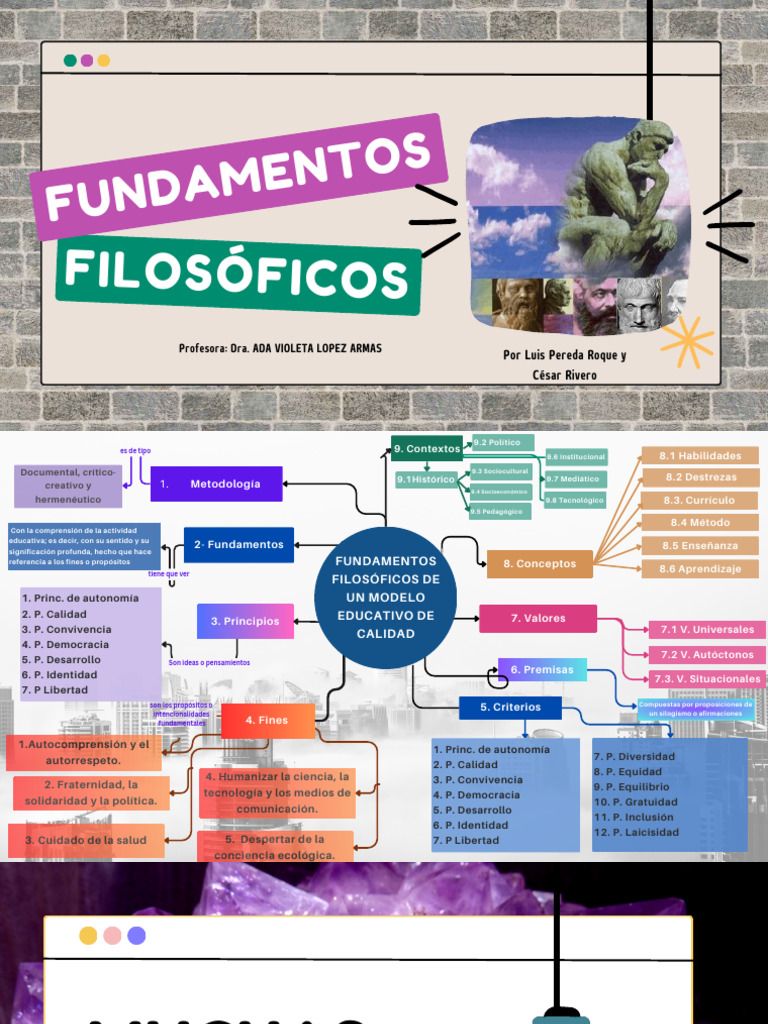 Fundamentos Filosóficos en Educación | PDF | Aprendizaje | Educación en ...