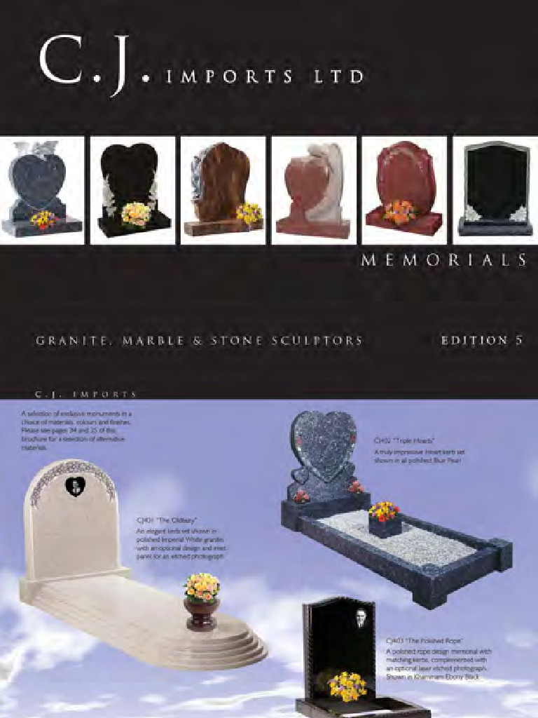CJ Imports LTD - Memorial Catalogue - Edition 5 | PDF