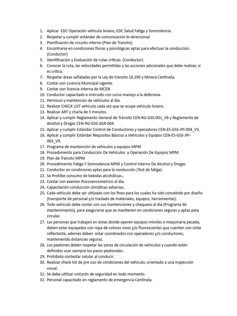 Aplicar EDC Operación Vehículo Liviano | PDF | Neumático