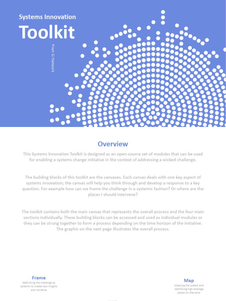 Systems Innovation Toolkit | PDF | Innovation | Learning Systems Innovation Toolkit | PDF | Innovation | Learning