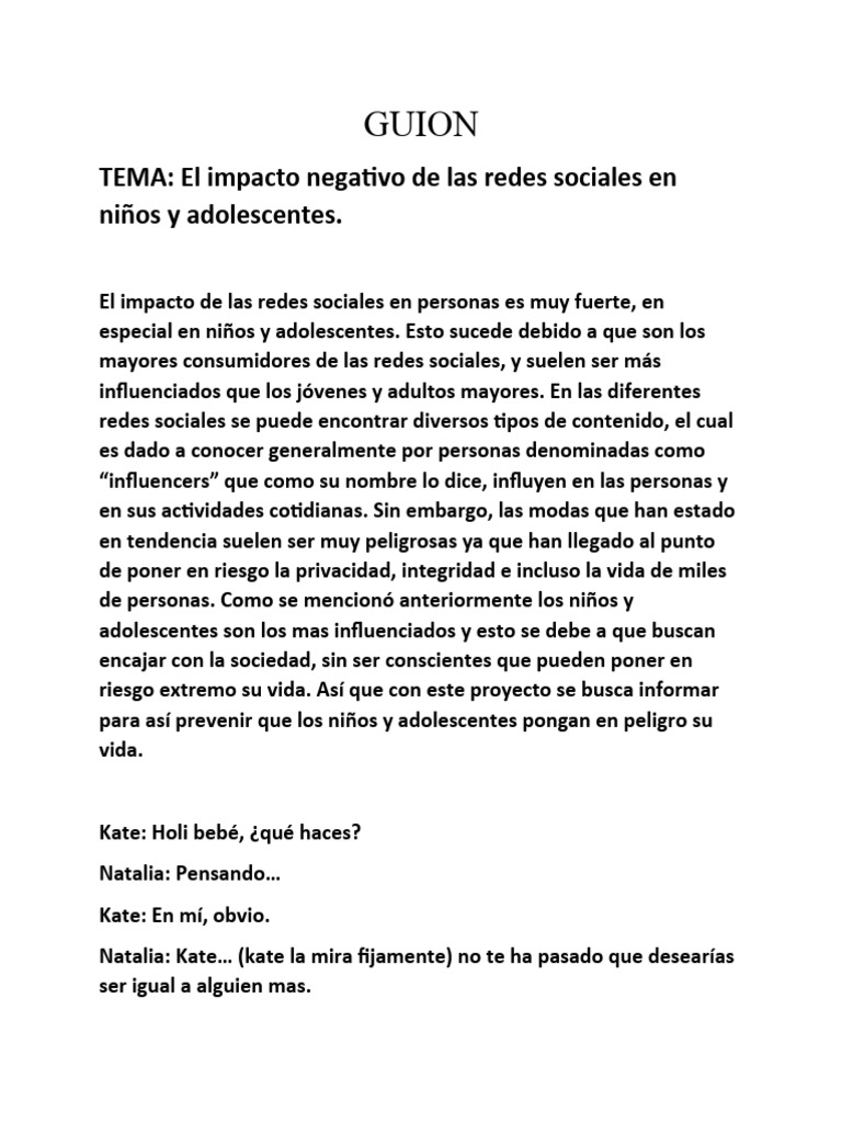 Guion 1 | PDF