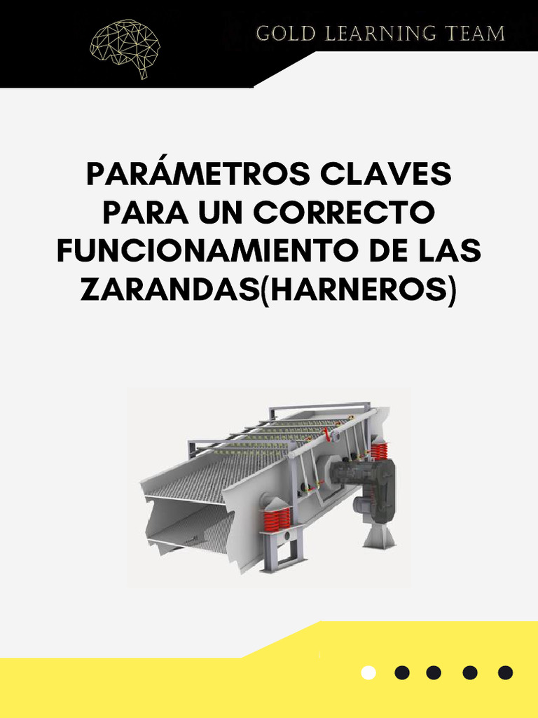 Funcionamiento de Harneros | PDF