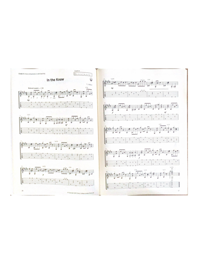 Trinity Grade 4 | PDF