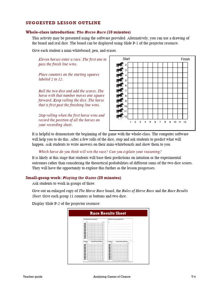 Analyzing Horse Race Probability Games | PDF | Probability