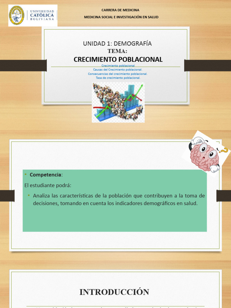 Crecimiento Poblacional: Causas y Consecuencias | PDF | Población ...