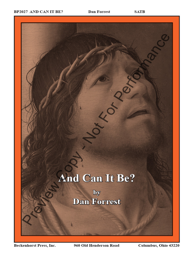 And Can It Be-Dan Forest | PDF | Christian Worship And Liturgy | Musicology