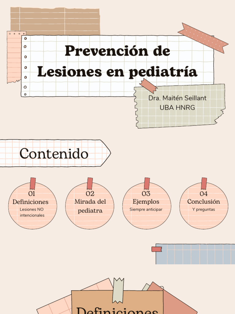 Prevención de Lesiones en Niños | PDF | Enfermedades y trastornos ...