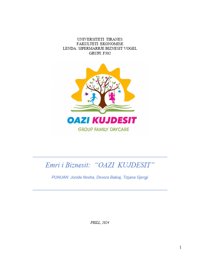 Plan Biznesi SMBV | PDF