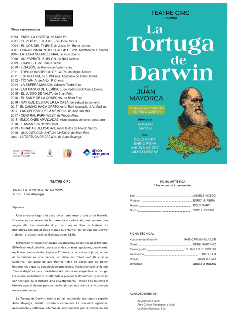 LA TORTUGA DE DARWIN - Web | PDF