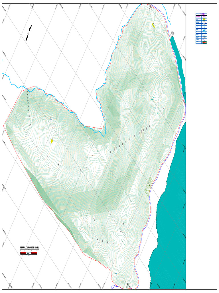 Mapa Topográfico de Cantera | PDF