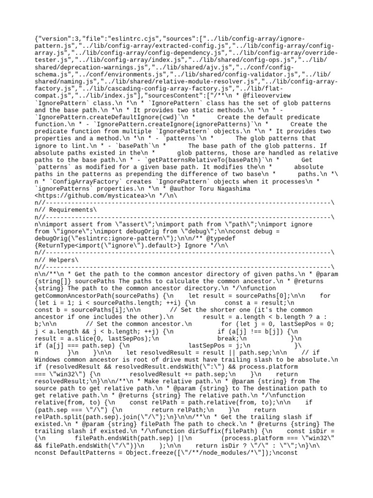 Eslintrc Cjs | PDF | Boolean Data Type | Computer Programming
