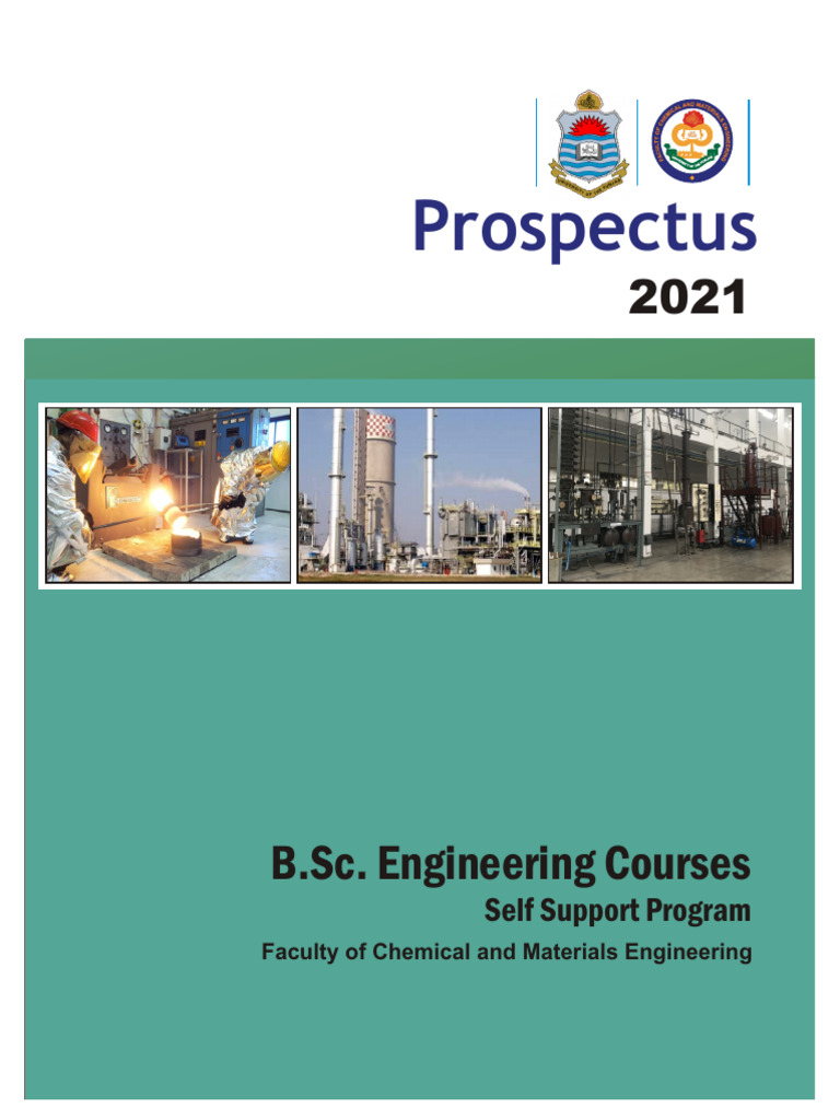 PROSPECTUS-Self Support-FCME | PDF | Engineering | Academic Degree