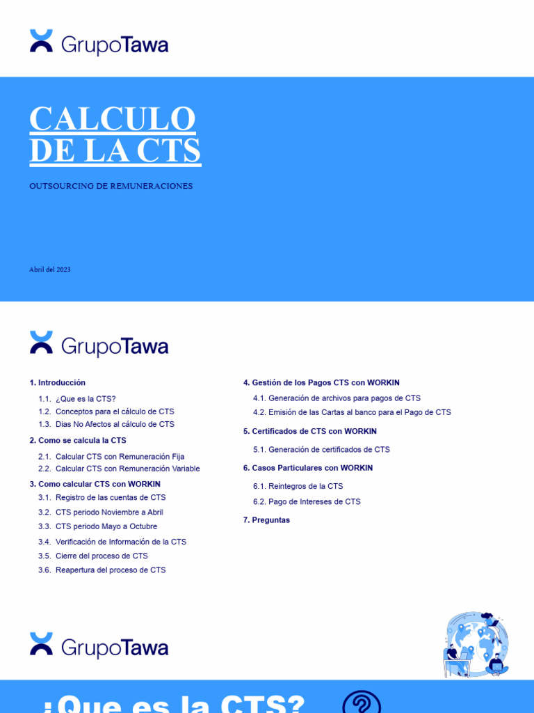 Presentacion - Calculo Cts | PDF | Bancos | Pequeñas y medianas empresas