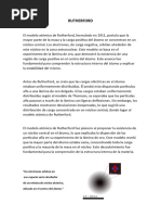 Modelo atómico de Nagaoka y Saturnino | PDF | Átomos | Núcleo atómico