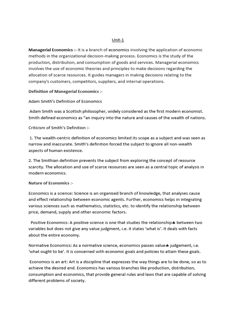 Managerial Economics Overview and Principles | PDF | Economics | Demand
