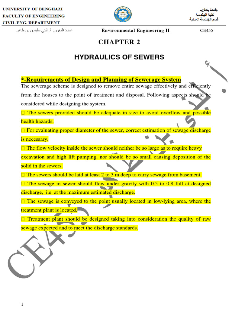 ch2 - 1-Unlocked | PDF | Sanitary Sewer | Sewage Treatment