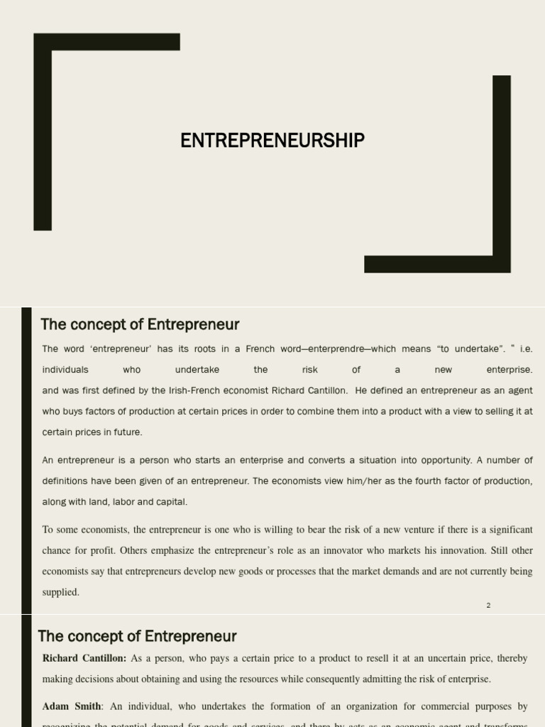 Entrepreneurship 3 | PDF | Entrepreneurship | Innovation