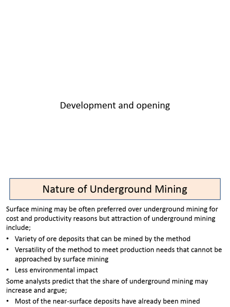 CH 2 | PDF | Mining | Earth Sciences