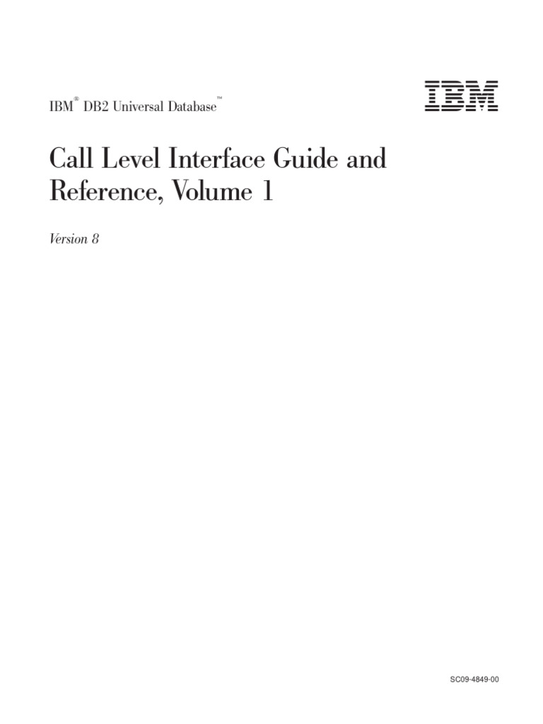 CLI - GD and Ref V1 | PDF | Ibm Db2 | Databases