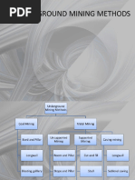 Bord & Pillar Method | PDF | Coal Mining | Mining