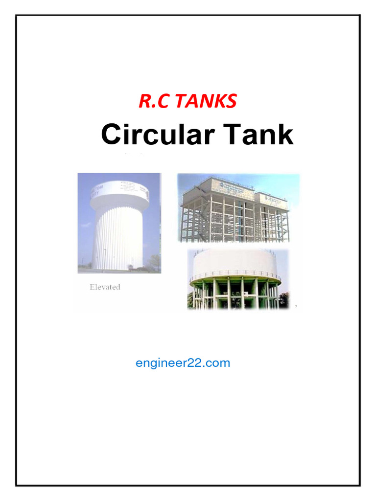Circular Tank: R.C Tanks | PDF