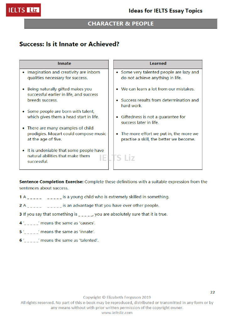 Character and People | PDF