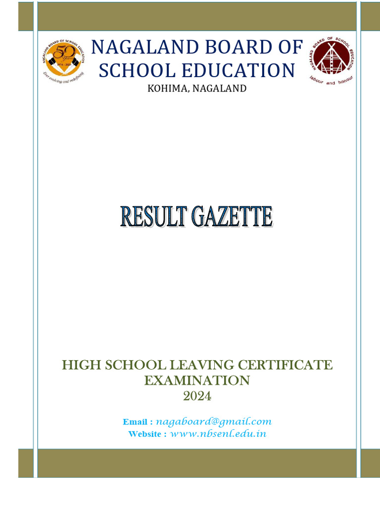 HSLC Examination 2024 Results & Guidelines | PDF