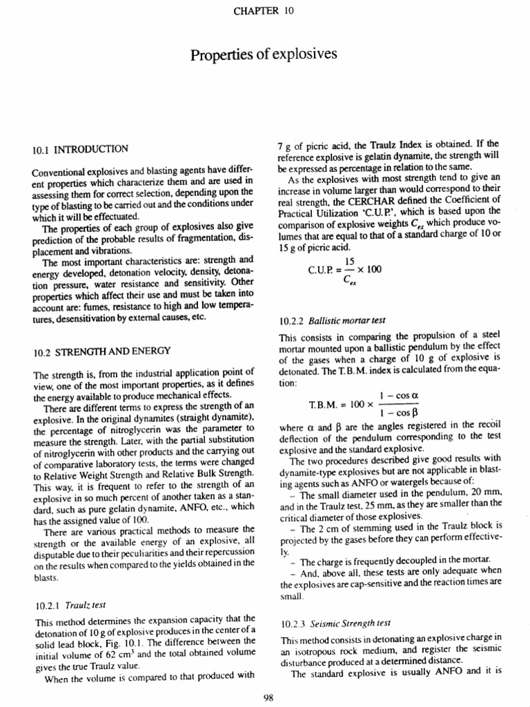 Properties of Explosives | PDF | Explosion