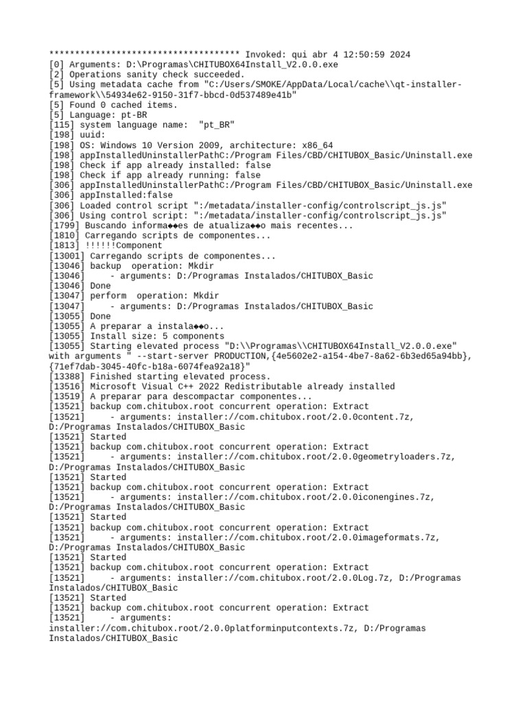 Installation Log | Download Free PDF | System Software | Computer Science