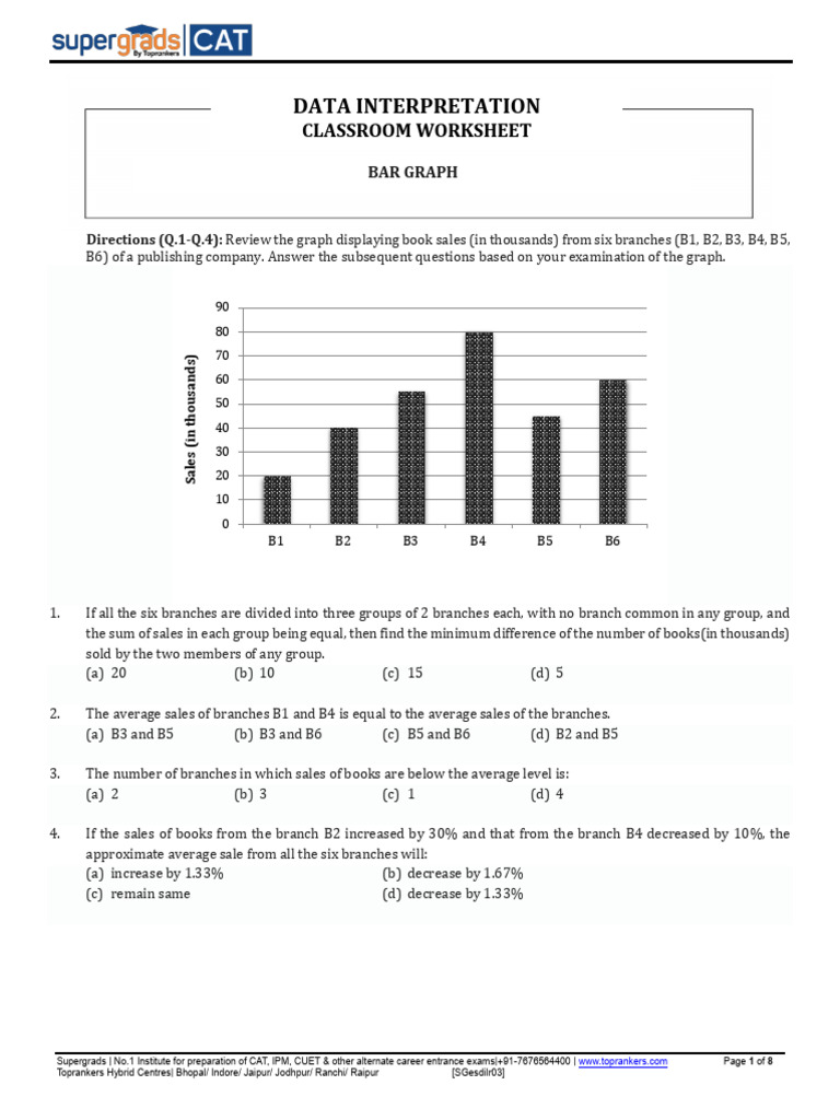 Data Interpretation Practice Questions | PDF | Customer Satisfaction