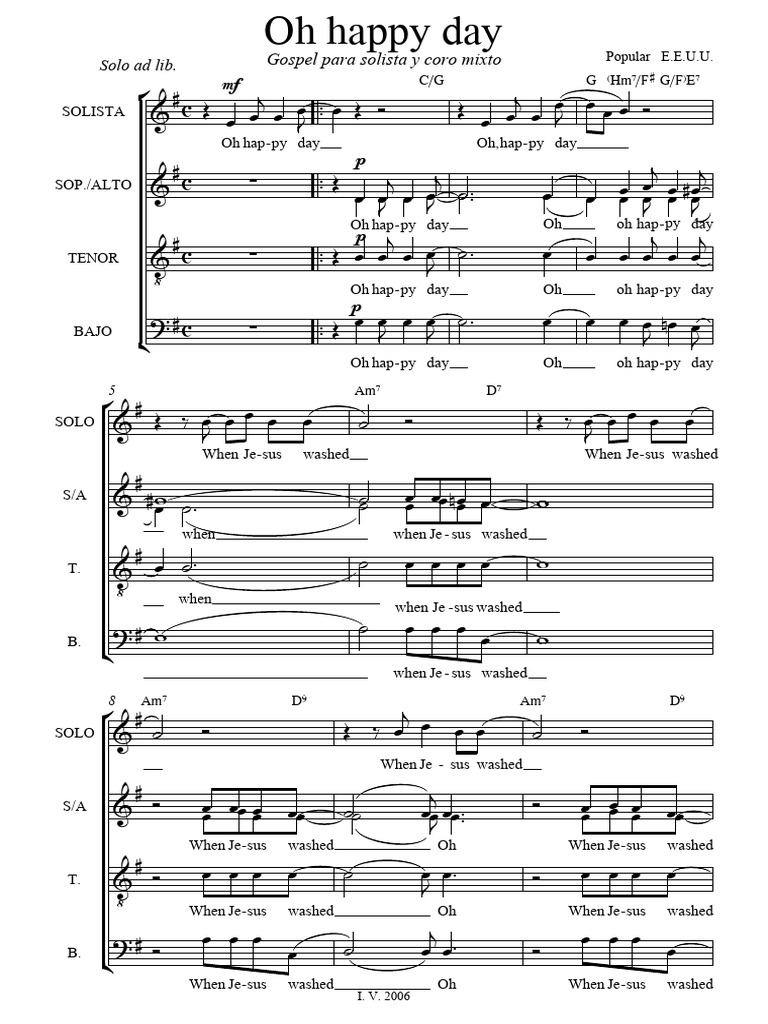 Oh Happy Day | PDF