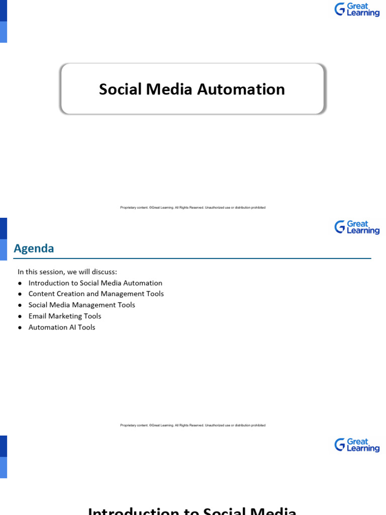 Social Media Automation | PDF | Social Media Marketing | Analytics Social Media Automation | PDF | Social Media Marketing | Analytics