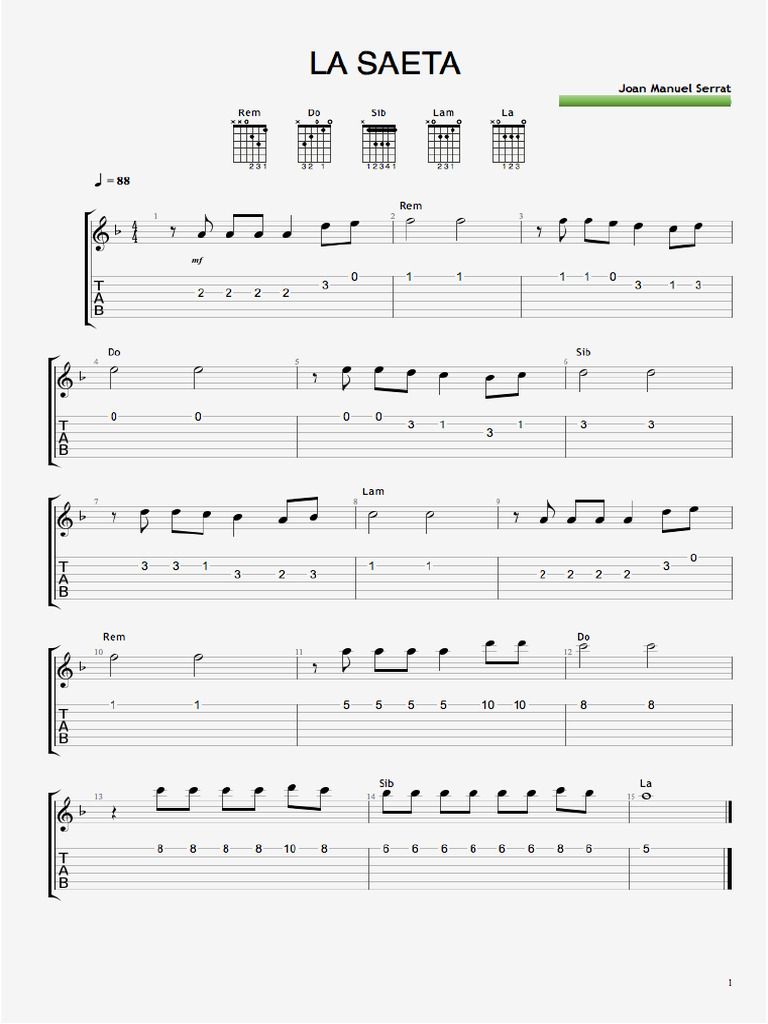 La Saeta | PDF