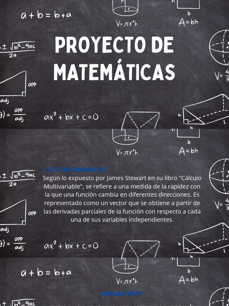 Portada Diapositiva Clase de Matemáticas | Descargar gratis PDF ...