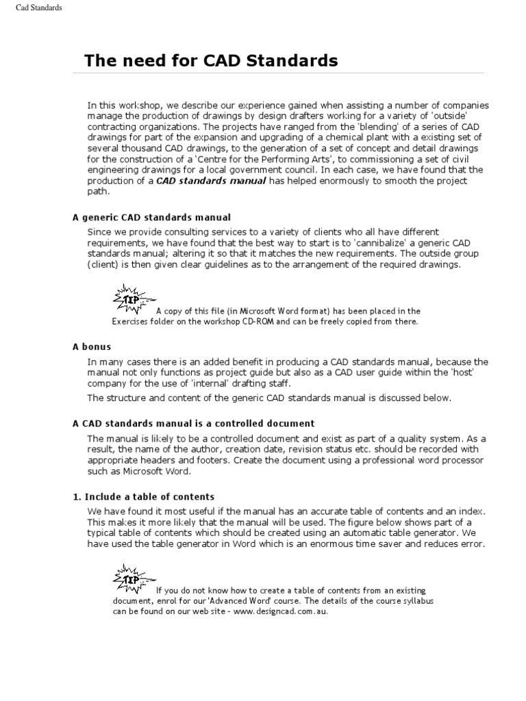 Cad Standards | PDF