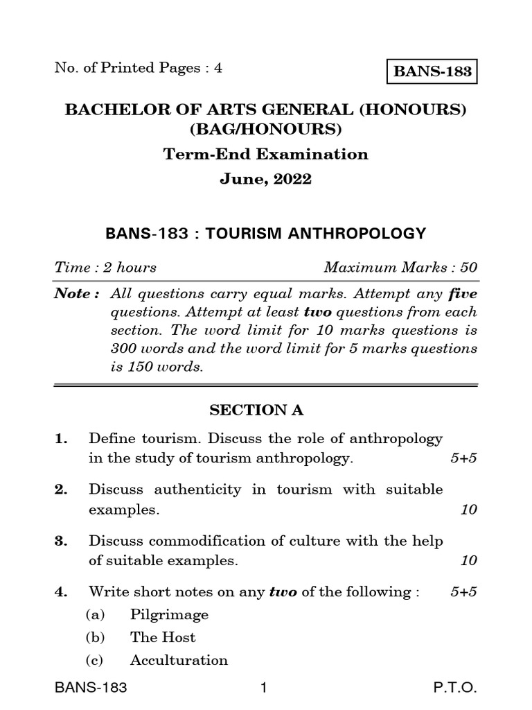 BANS-183 June 2022 | PDF | Cultural Education | Liberal Arts Education